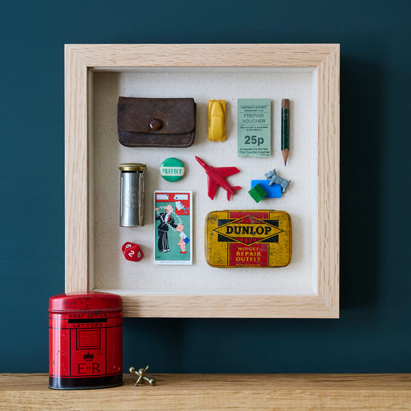 School Boy – Pockets Collection No. 2 – Vintage Object Assemblage Artw